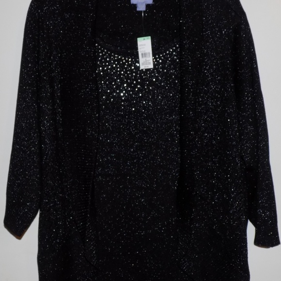 Laura Scott | Sweaters | Laura Scott Embellished 2fer Sweater | Poshmark